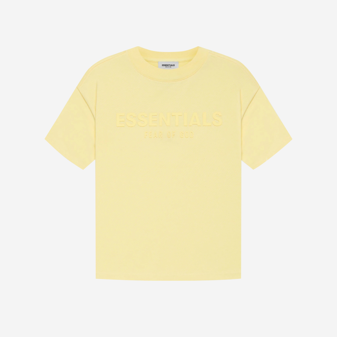 (키즈) 에센셜 티셔츠 레모네이드 - 21SS | Essentials | KREAM