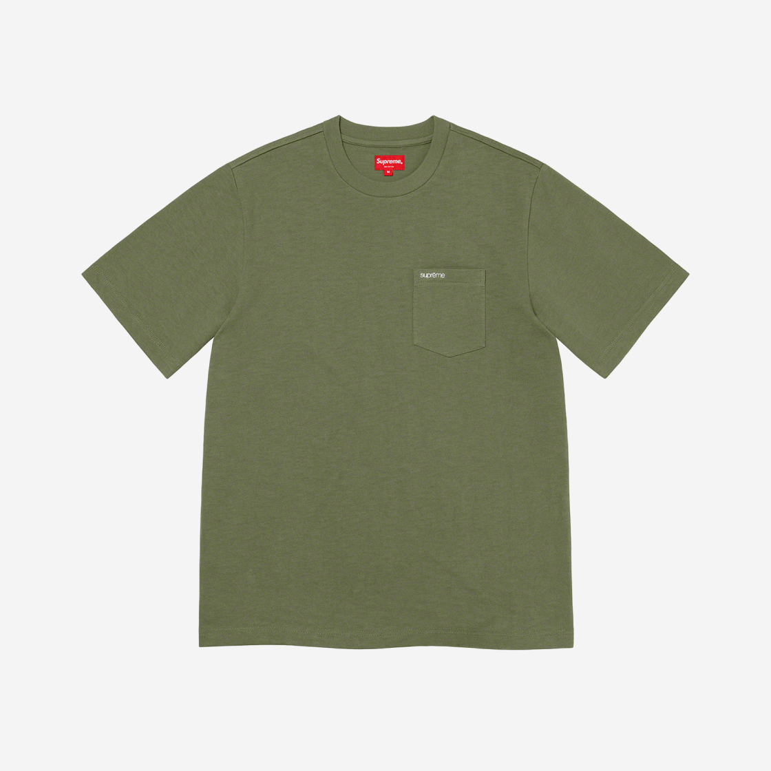 슈프림 숏슬리브 포켓 티셔츠 라이트 올리브 - 21SS | Supreme | KREAM