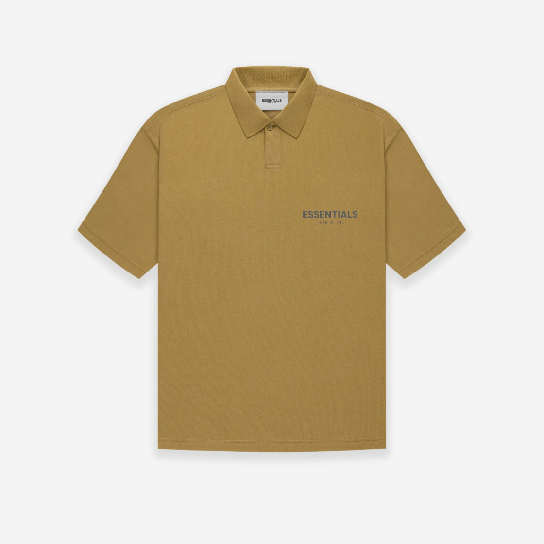 에센셜 숏슬리브 폴로 앰버 - 21FW | Essentials | KREAM