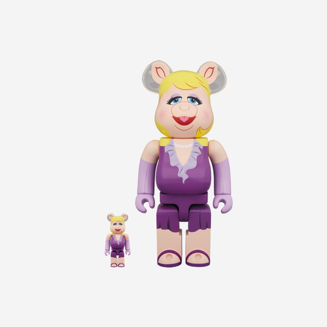 베어브릭 머펫 미스 피기 100% & 400% 세트 | Bearbrick | KREAM