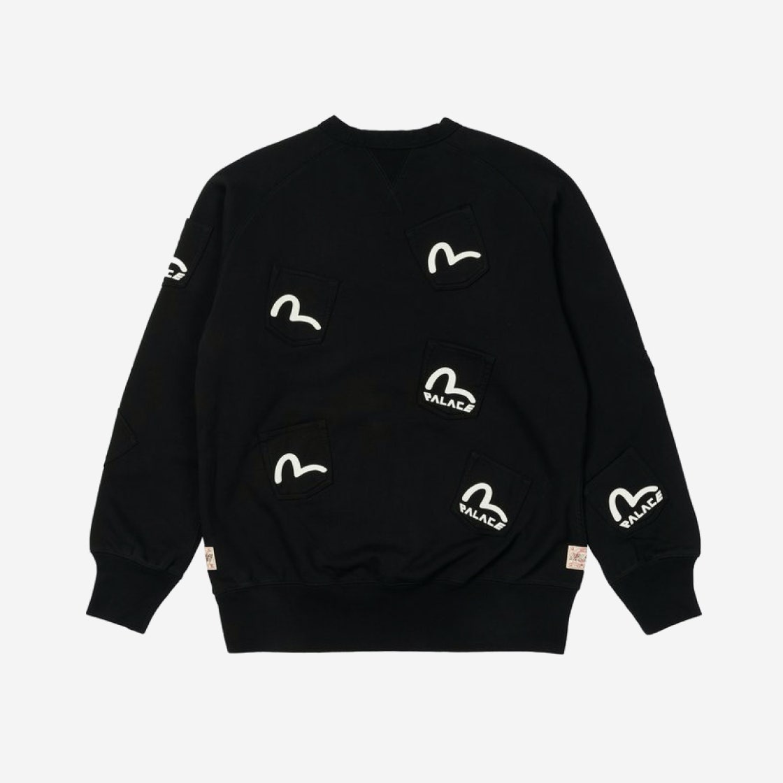 팔라스 x 에비수 멀티 포켓 크루넥 블랙 - 21FW | Palace | KREAM