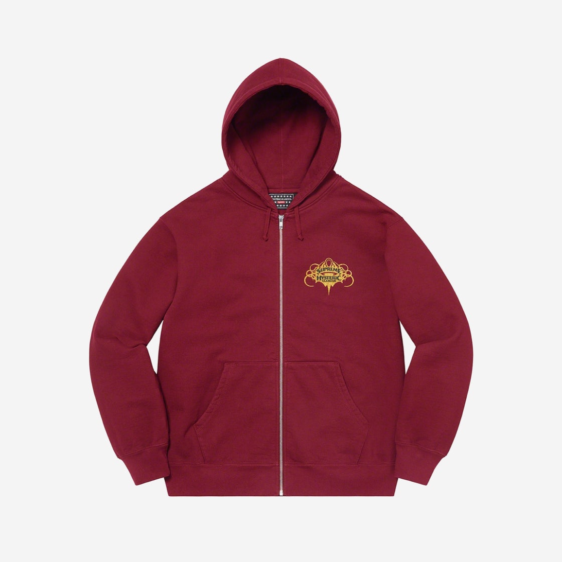 슈프림 x 히스테릭 글래머 집업 후드 스웨트셔츠 카디널 - 21SS | Supreme | KREAM