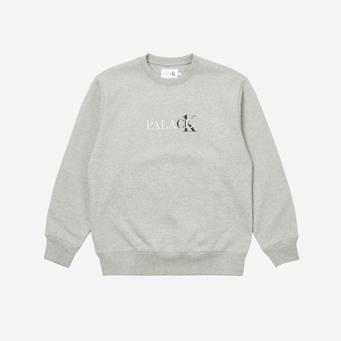 팔라스 x CK1 크루넥 라이트 그레이 헤더 - 22SS | Palace | KREAM
