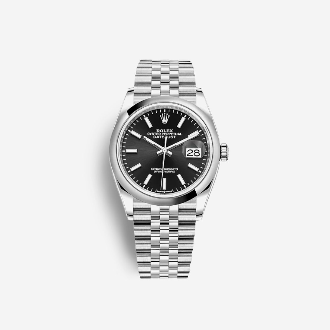 롤렉스 데이트저스트 36mm 126200 브라이트 블랙 쥬빌리 | Rolex | KREAM