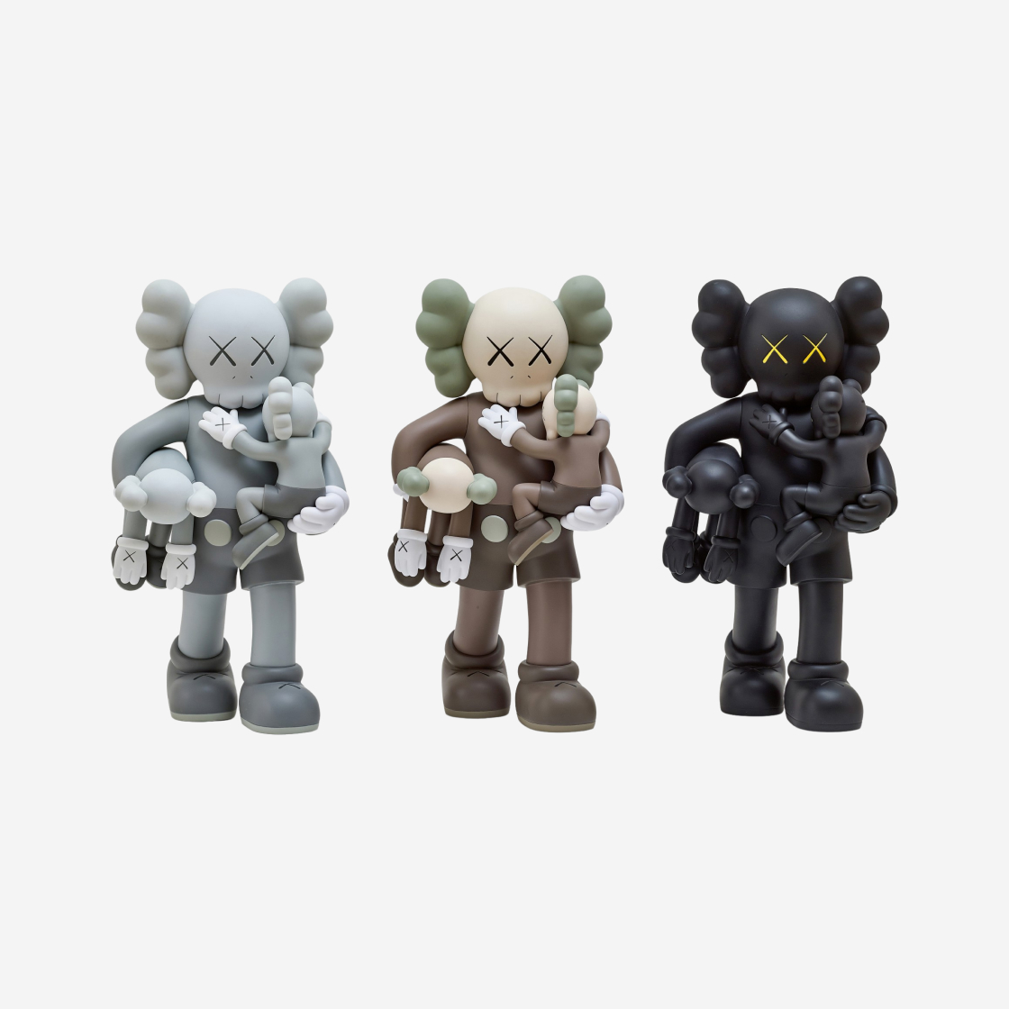 카우스 클린 슬레이트 바이닐 피규어 (3개 세트) | Kaws | KREAM