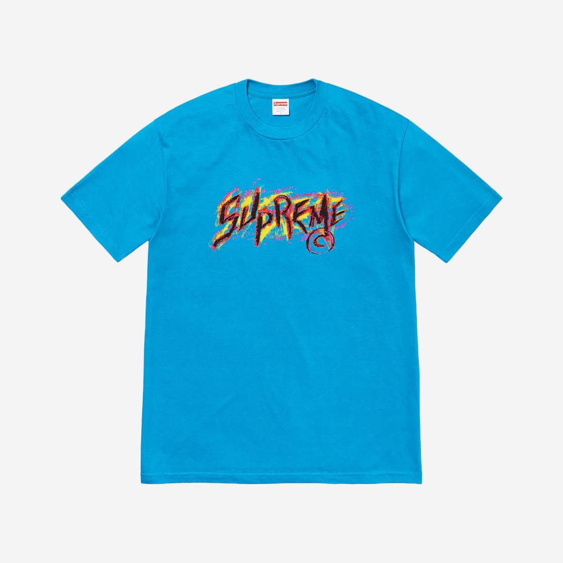 슈프림 스크래치 티셔츠 브라이트 블루- 20FW | Supreme | KREAM