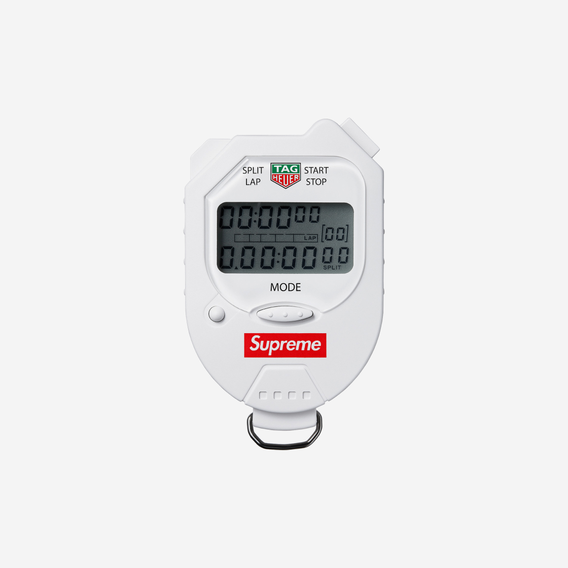 슈프림 x 태그호이어 포켓 프로 스탑워치 화이트 - 18FW | Supreme | KREAM