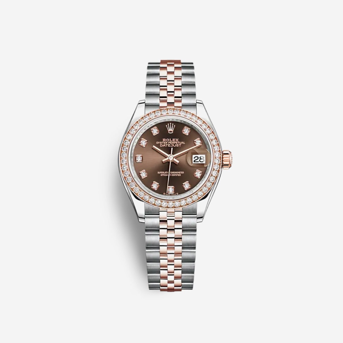 롤렉스 레이디-데이트저스트 28mm 279381RBR 초콜릿 다이아 셋팅 쥬빌리 | Rolex | KREAM