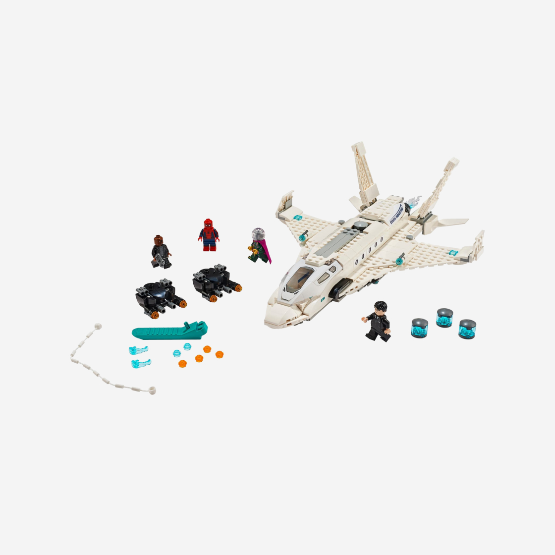 레고 마블 스파이더맨 스타크 제트와 드론 공격 Lego Kream