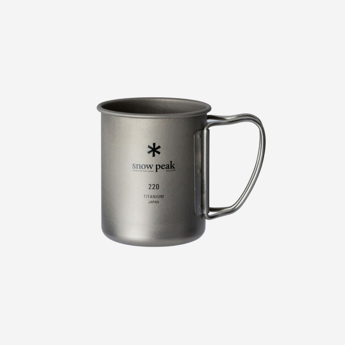 스노우 피크 티타늄 싱글 머그 220 | Snow Peak | KREAM