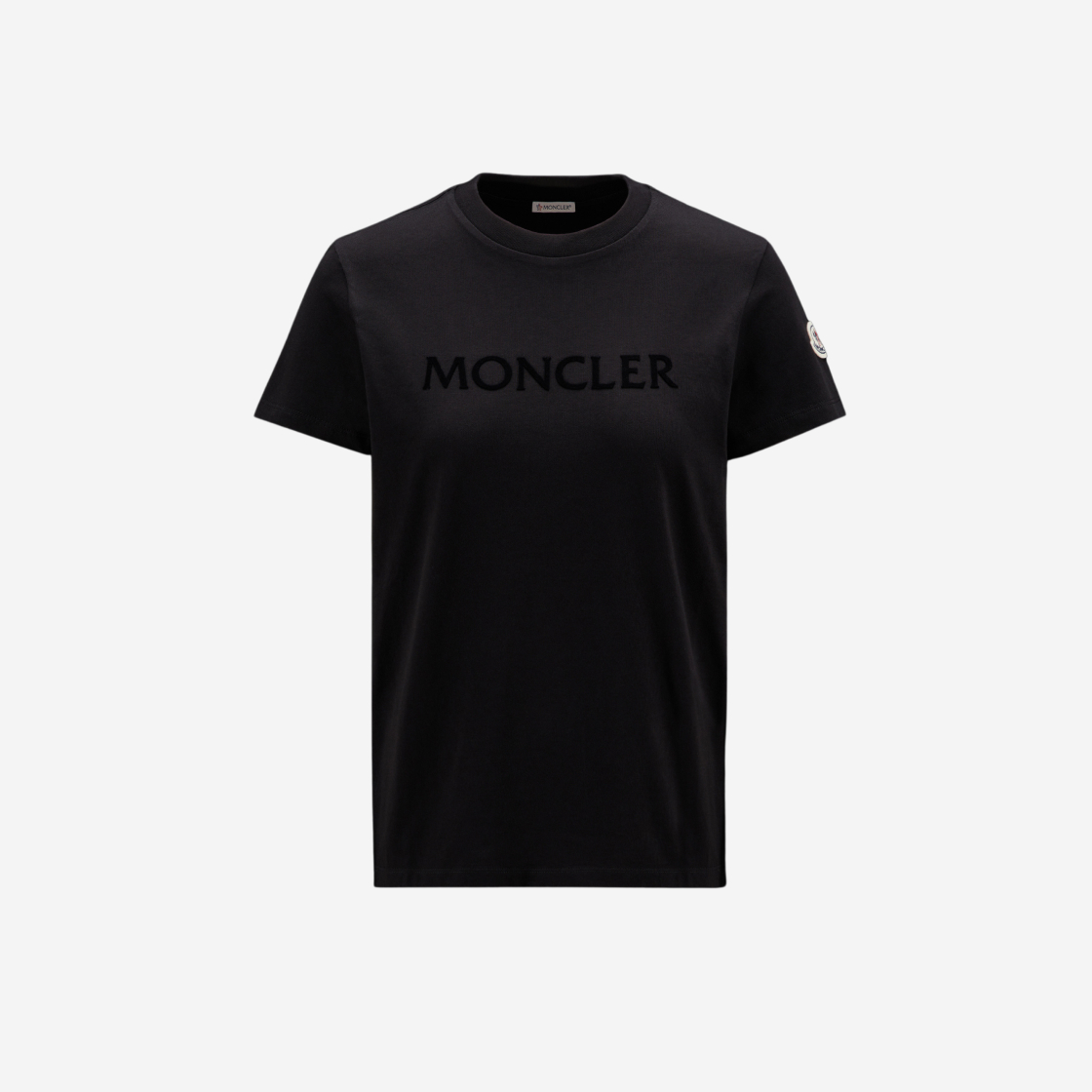 (W) 몽클레르 로고 티셔츠 블랙 - 22FW | Moncler | KREAM