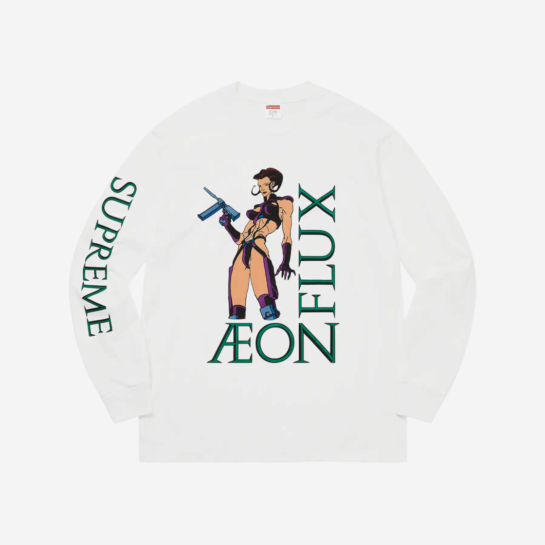슈프림 x 이온 플럭스 롱슬리브 티셔츠 화이트 - 22SS | Supreme | KREAM