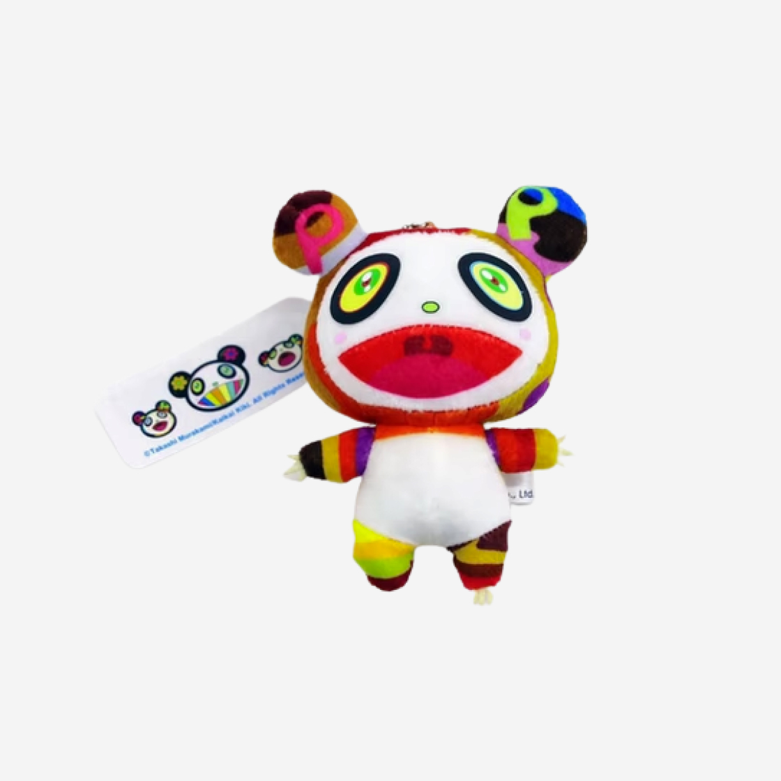 카이카이키키 미니 판다 플러시 키체인 레드 마우스 | Kaikai Kiki | KREAM