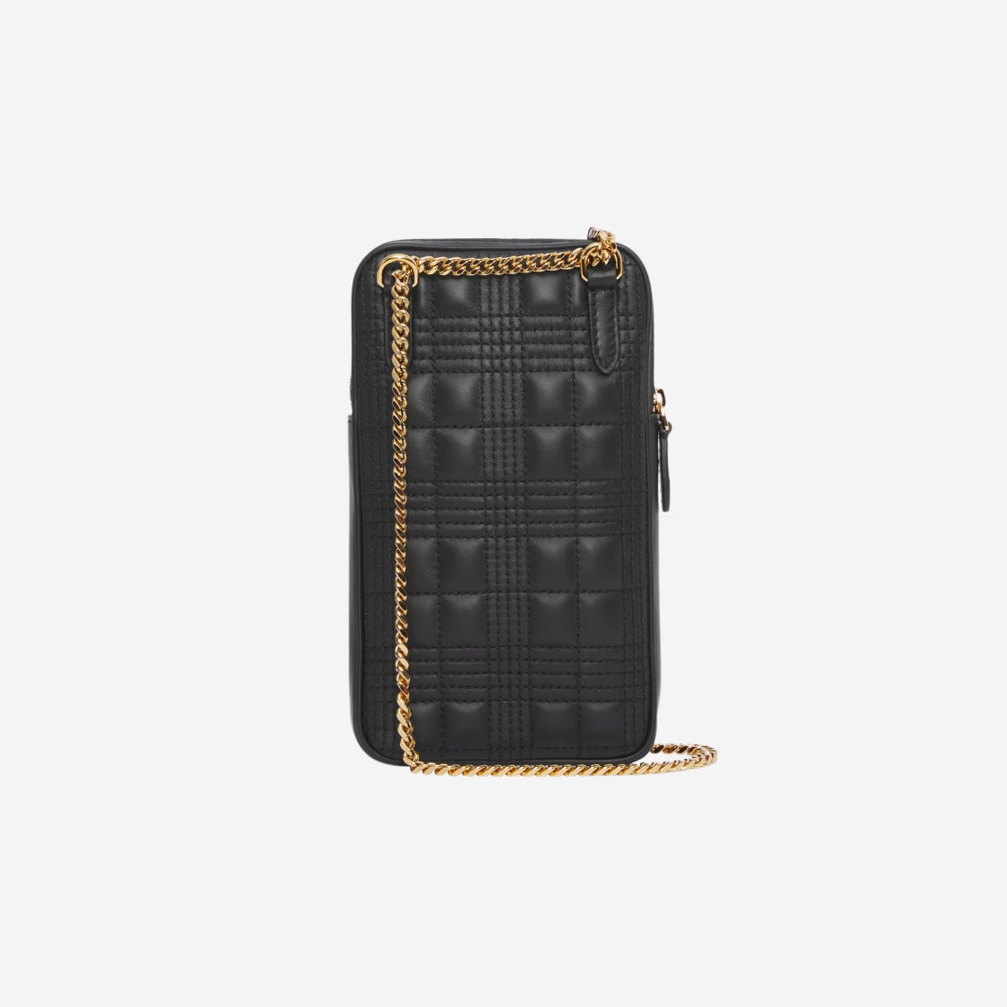 버버리 퀼티드 레더 롤라 체인 스트랩 파우치 블랙 Burberry Kream