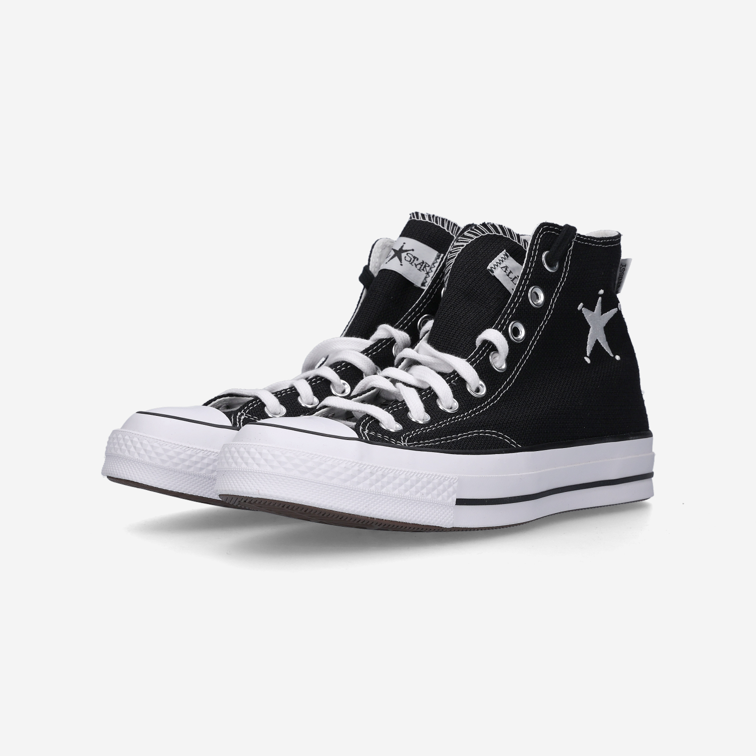 컨버스 x 스투시 척 70 하이 블랙 | KREAM