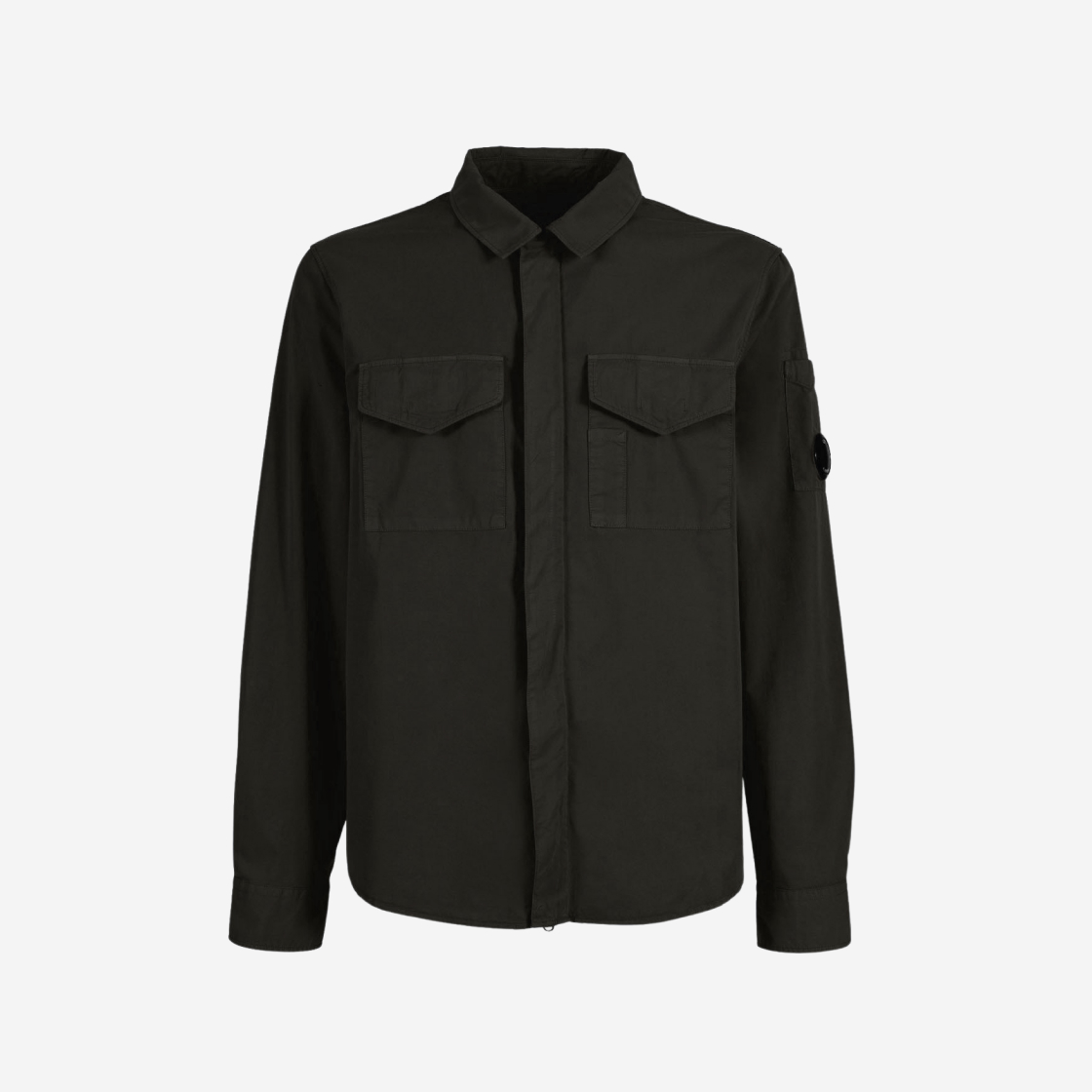 C.P. 컴퍼니 에머라이즈드 개버딘 유틸리티 셔츠 블랙 - 22SS | C.P. Company | KREAM
