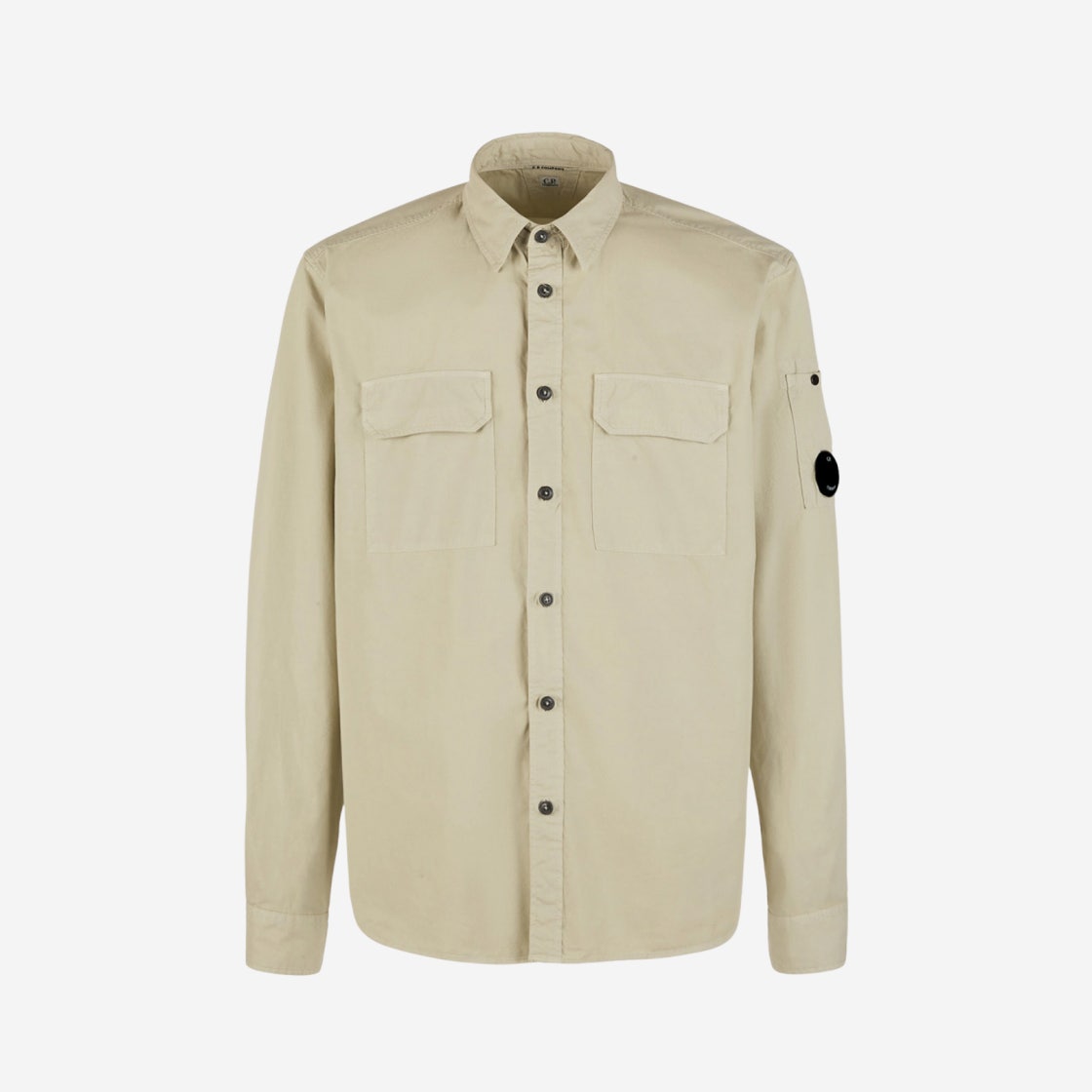 C.P. 컴퍼니 개버딘 버튼 셔츠 펠리칸 화이트 - 22FW | C.P. Company | KREAM