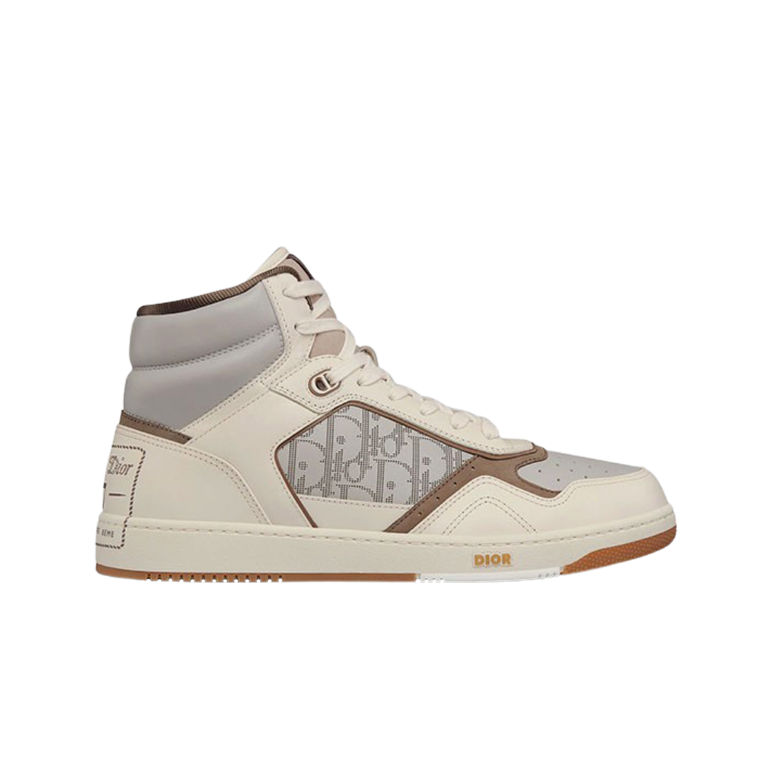디올 B27 하이탑 스니커즈 크림 그레이지 | Dior | KREAM