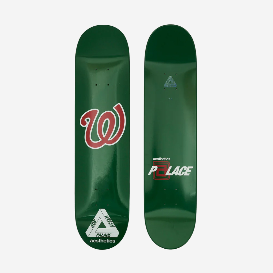 팔라스 x 에스테틱 웰시 게스트 스케이트보드 덱 그린 - 22FW | Palace | KREAM