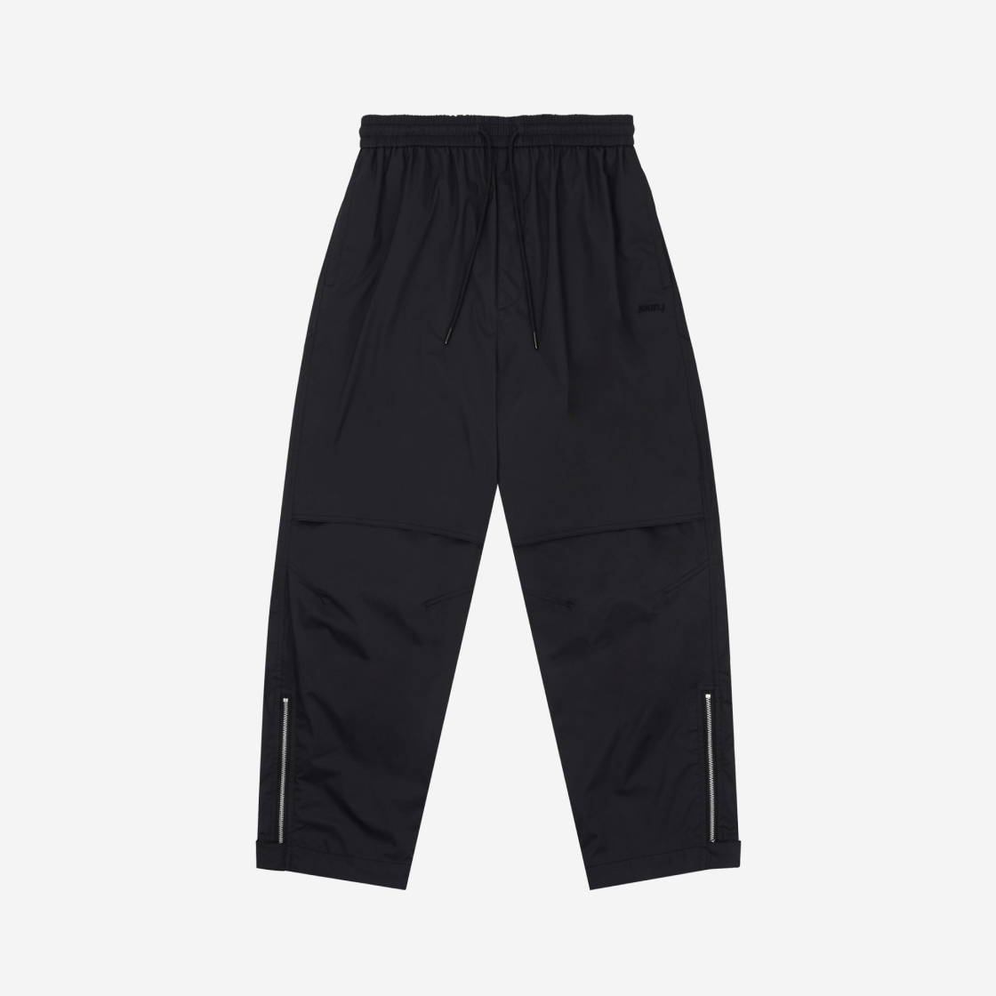 준지 로우 크러치 스트링 와이드 팬츠 블랙 | JUUN.J | KREAM