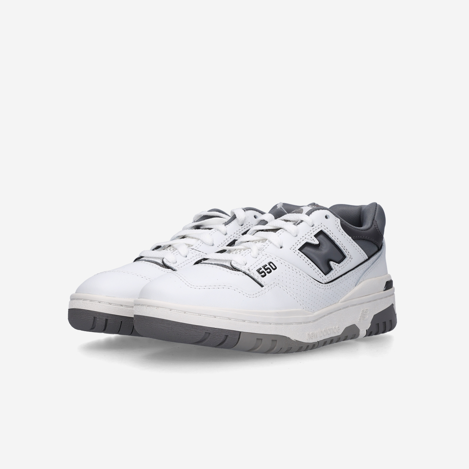 뉴발란스 550 화이트 그레이 다크 그레이 - 2E 와이드 | KREAM