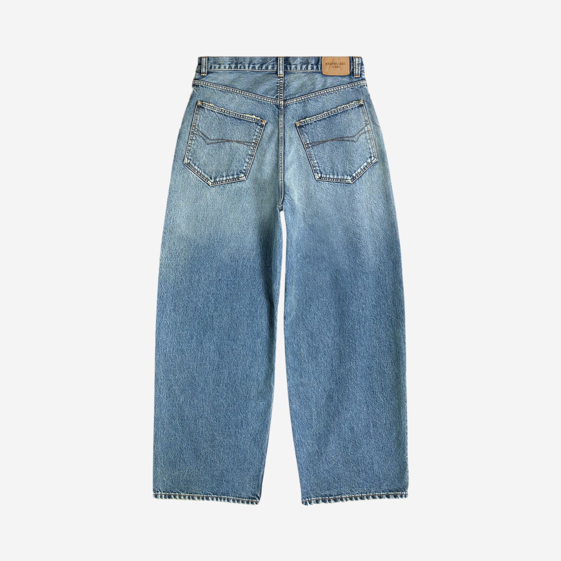 발렌시아가 라지 배기 진 블루 | Balenciaga | KREAM