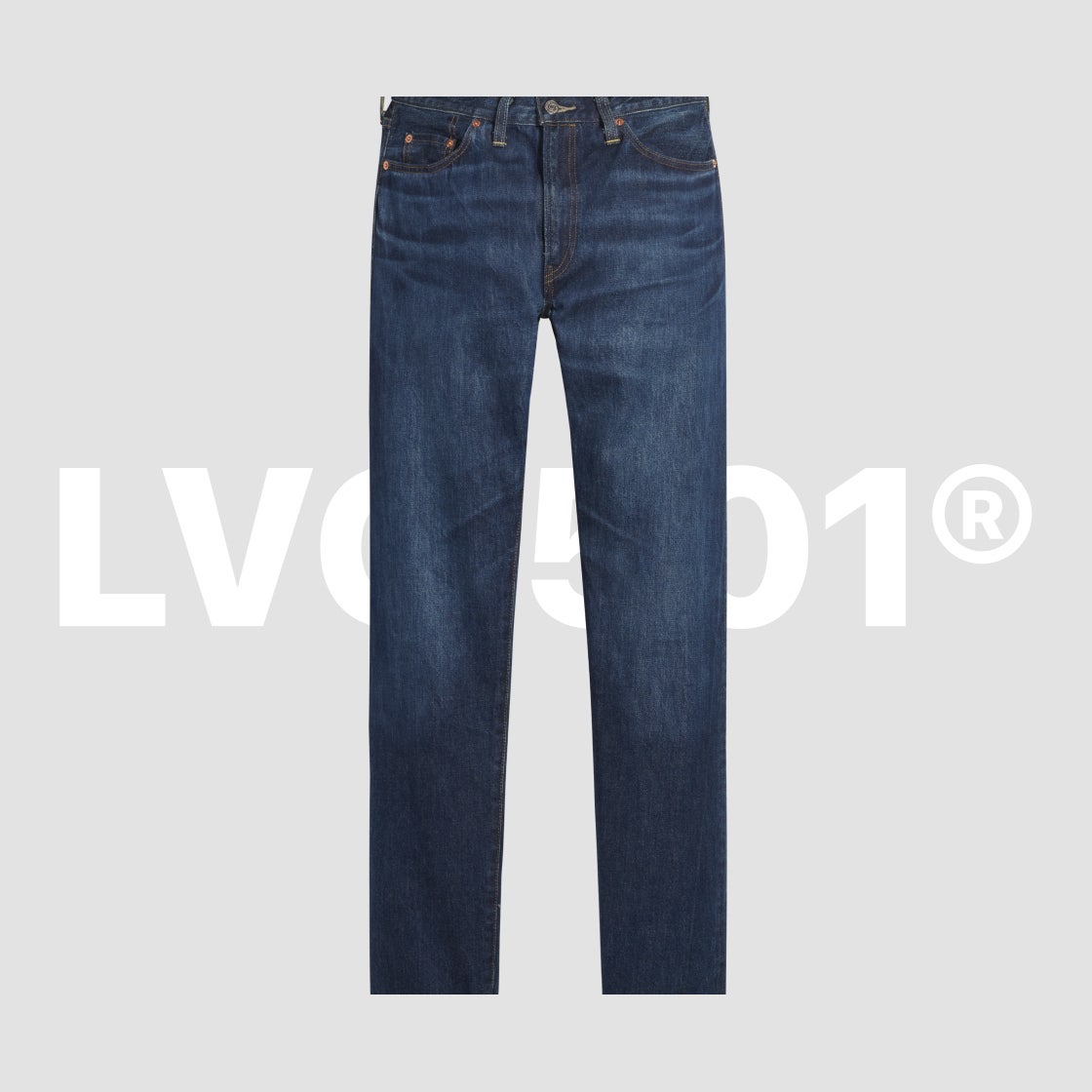 LVC 1954 501® 진_50154-0105 워시드 미디엄 인디고 | Levi's | KREAM