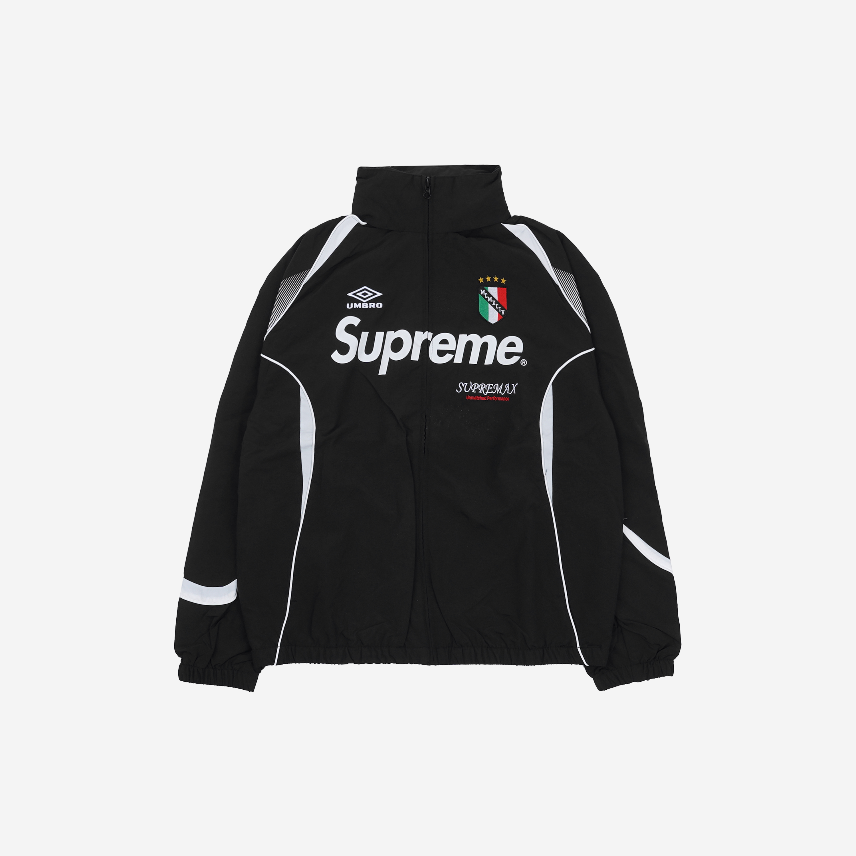 슈프림 x 엄브로 트랙 자켓 블랙 - 22SS | KREAM