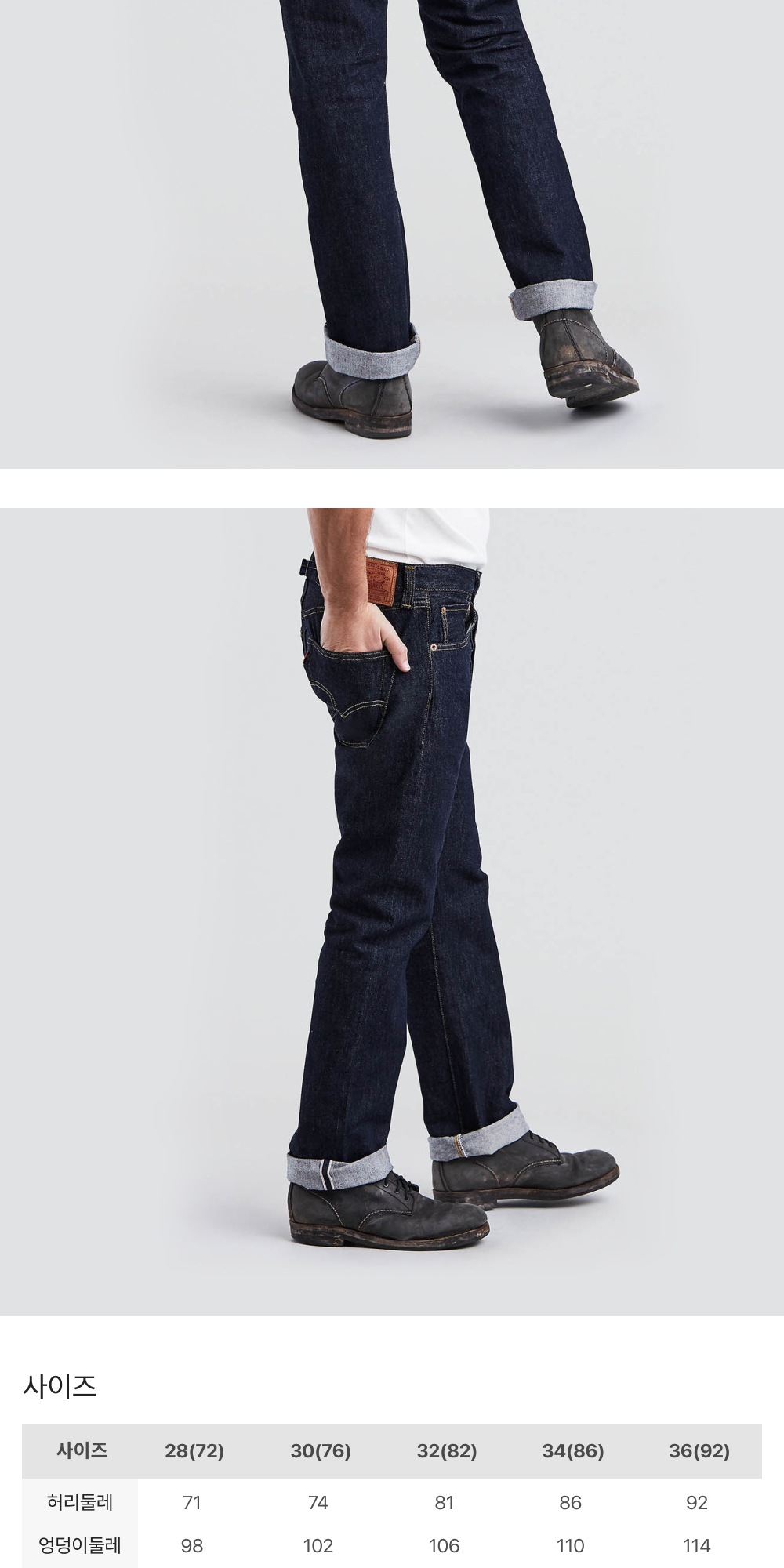 LVC 1937 501® 진_37501-0015 리지드 다크 워시 | Levi's | KREAM