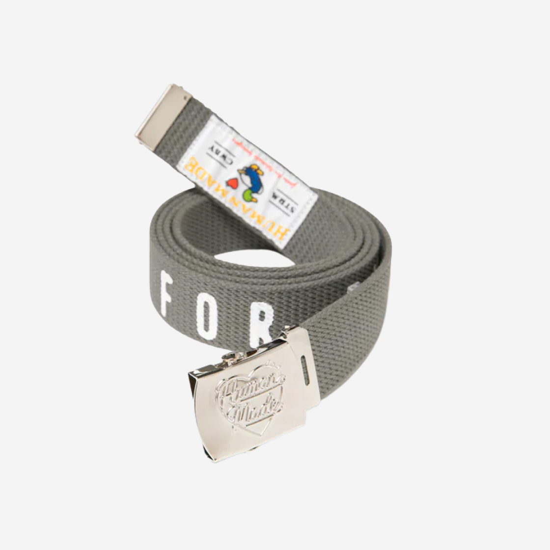 Human Made Web Belt Gray STYLE | KREAM