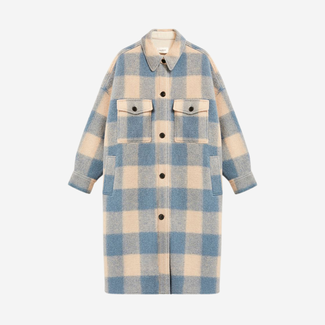 (W) 이자벨 마랑 폰티지 코트 블루 - 21FW | Isabel Marant | KREAM