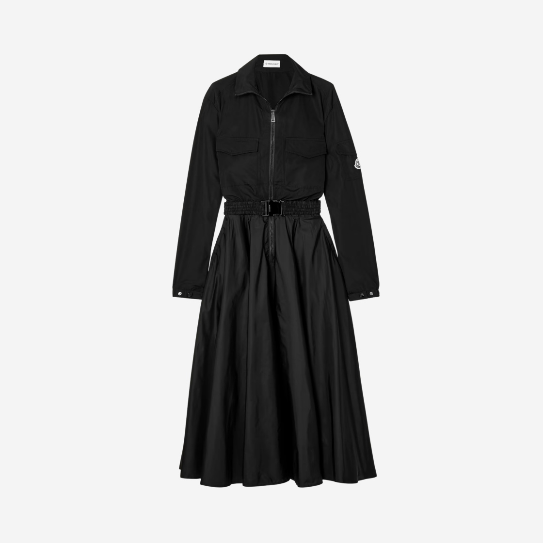 (W) 몽클레르 하이 넥 드레스 블랙 - 21FW | Moncler | KREAM