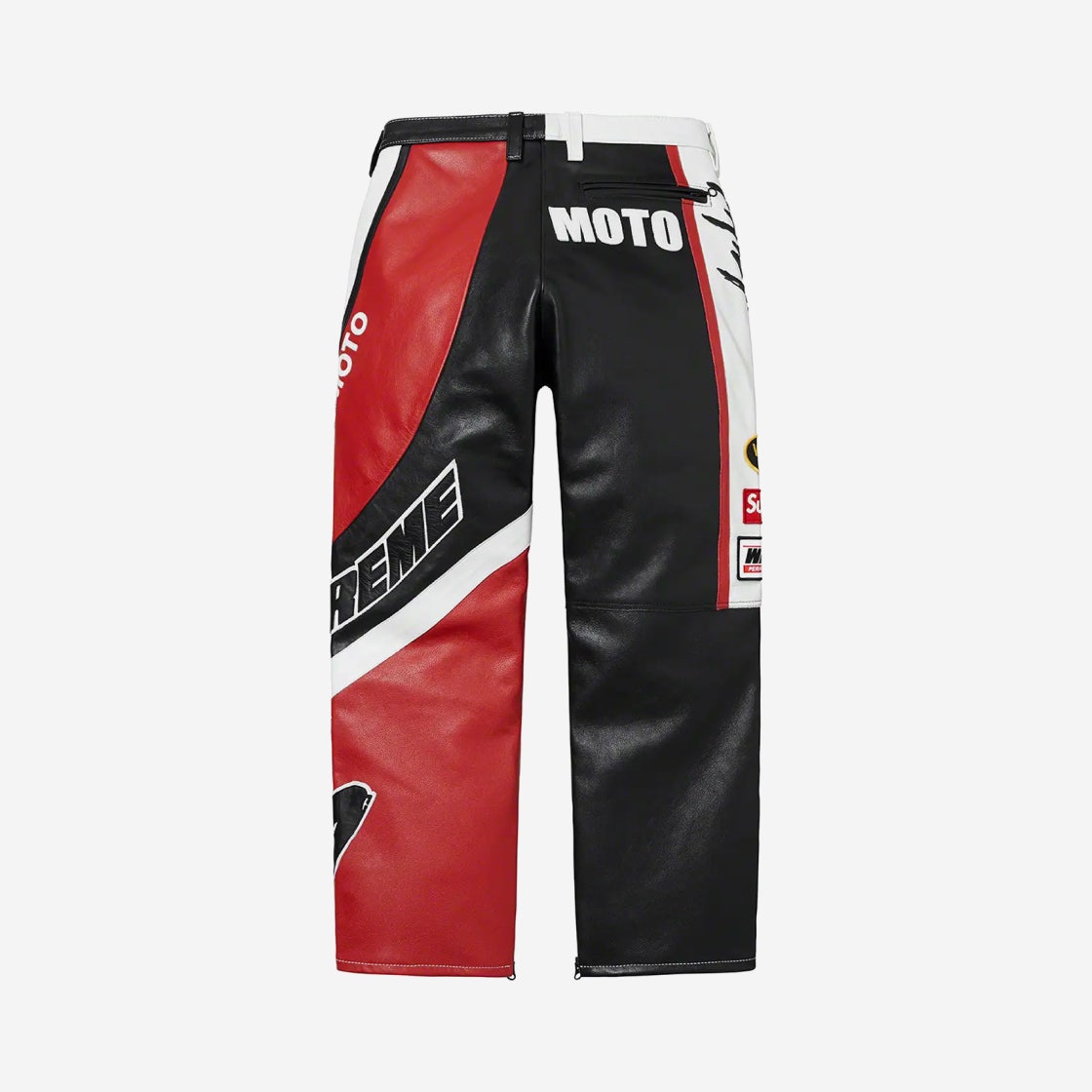 슈프림 x 요지 야마모토 x 밴슨 레더스 스플릿 팬츠 화이트 - 22FW | Supreme | KREAM