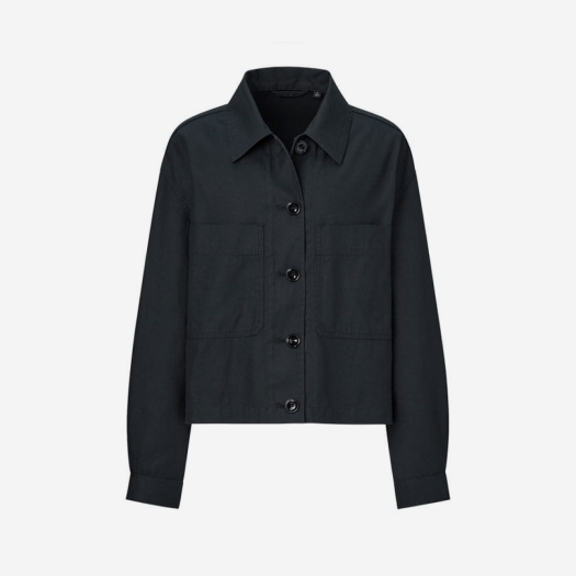 유니클로 U 오버사이즈 후드 블루종 퍼플 - 국내판 | Uniqlo | KREAM