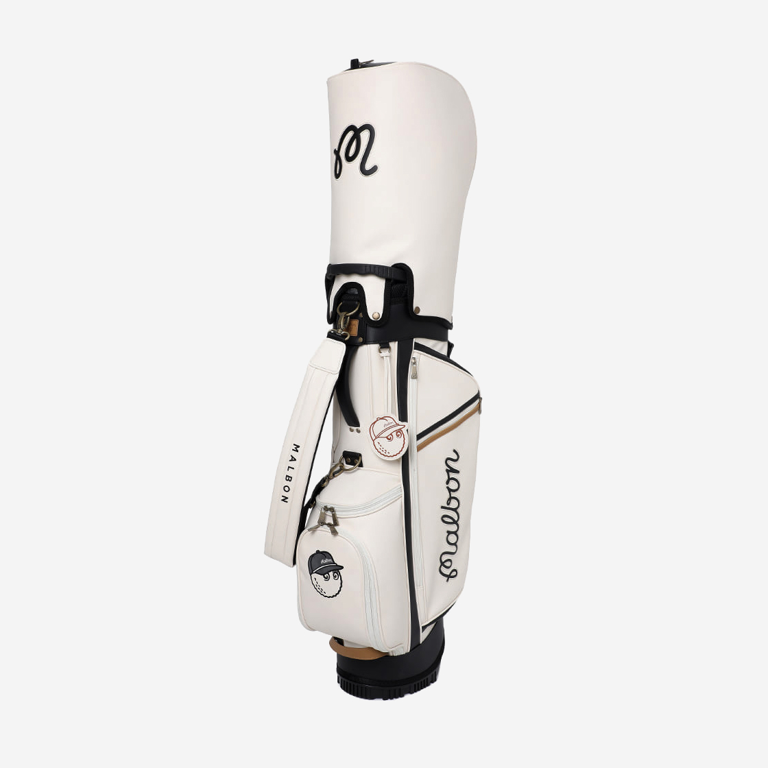 말본 골프 M 버킷 클래식 스탠드백 아이보리 | Malbon Golf | KREAM