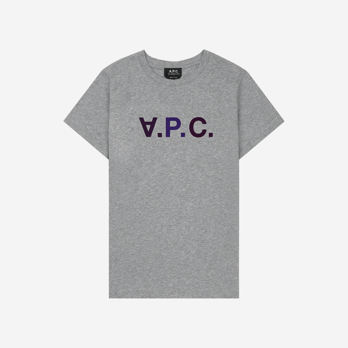 (W) 아페쎄 VPC 티셔츠 그레이 퍼플 | A.P.C. | KREAM