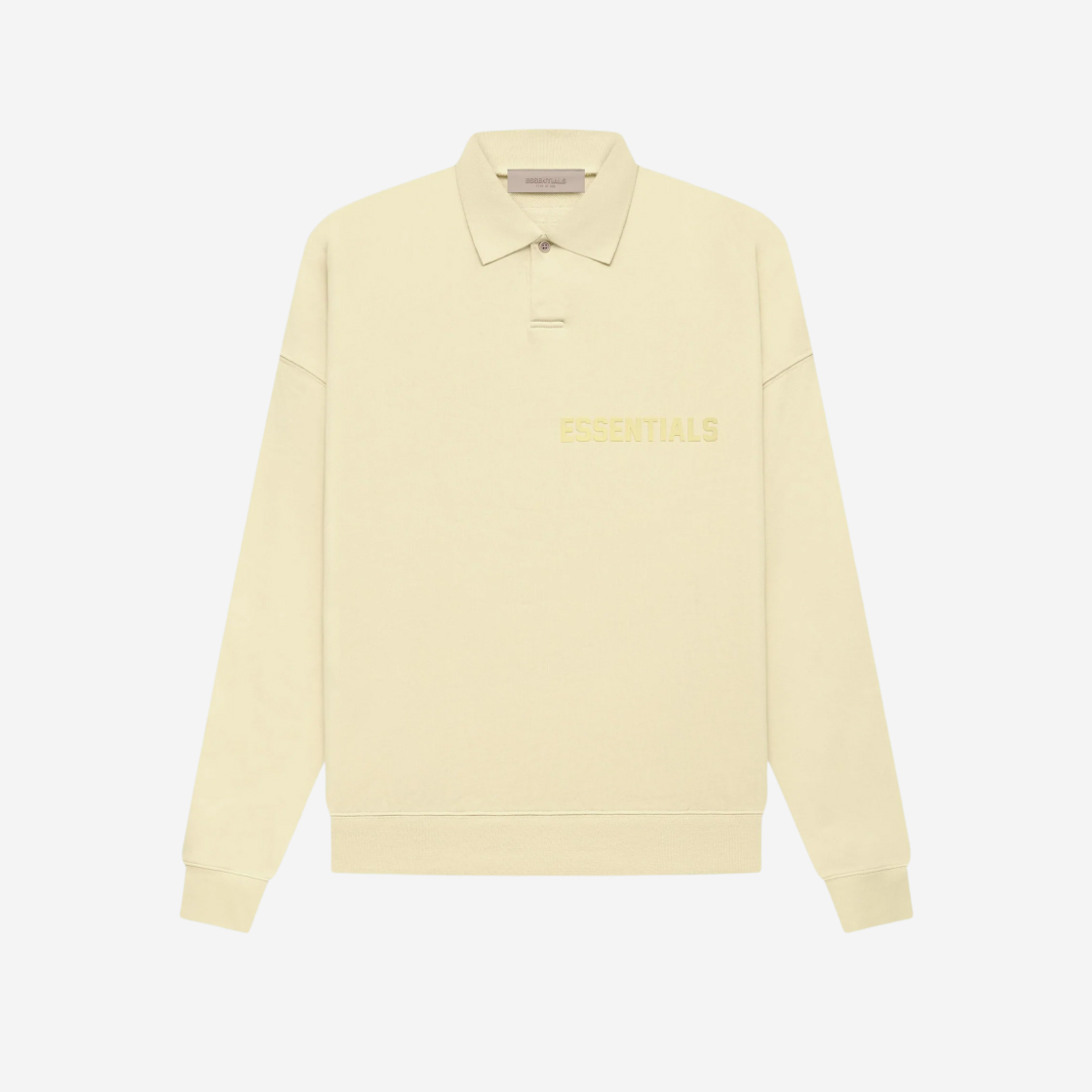 에센셜 롱슬리브 폴로 카나리 - 22FW | Essentials | KREAM