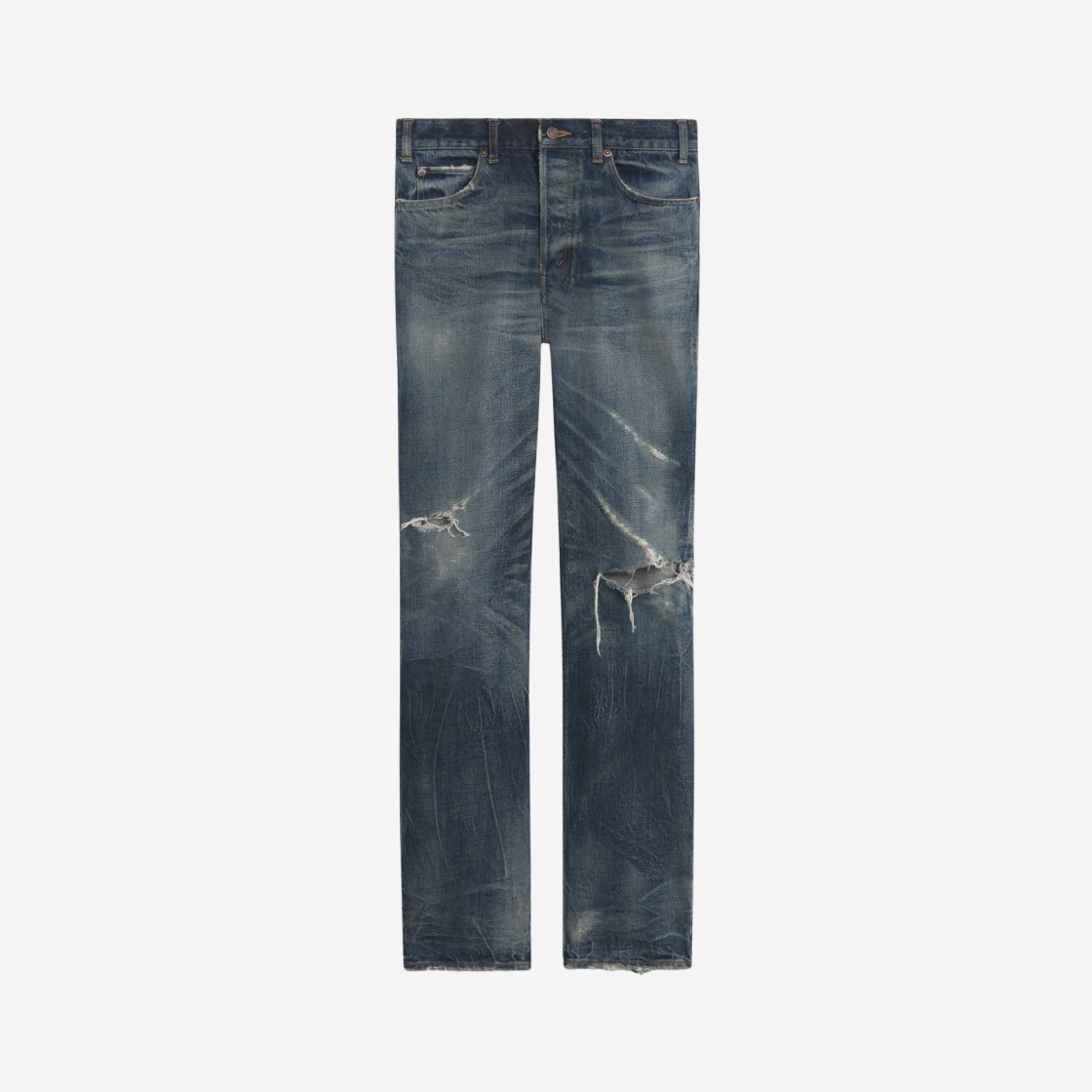 셀린느 90'S 진 셀비지 데님 문라이트 디스트로이 워시 | Celine | KREAM