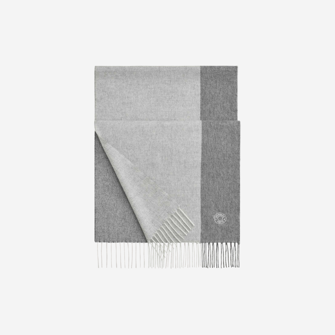 에르메스 썸머 블록 머플러 그리 시네 Hermes Kream