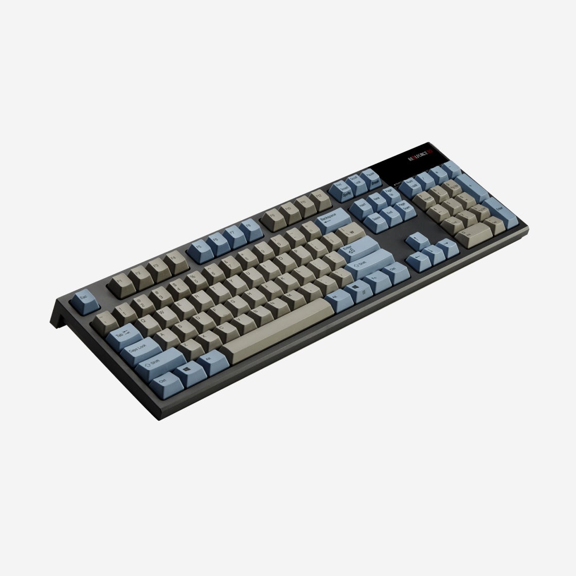 리얼 포스 R2S 저소음 영문 45g 키보드 그레이 블루 (국내 정식 발매 제품) | Real Force | KREAM
