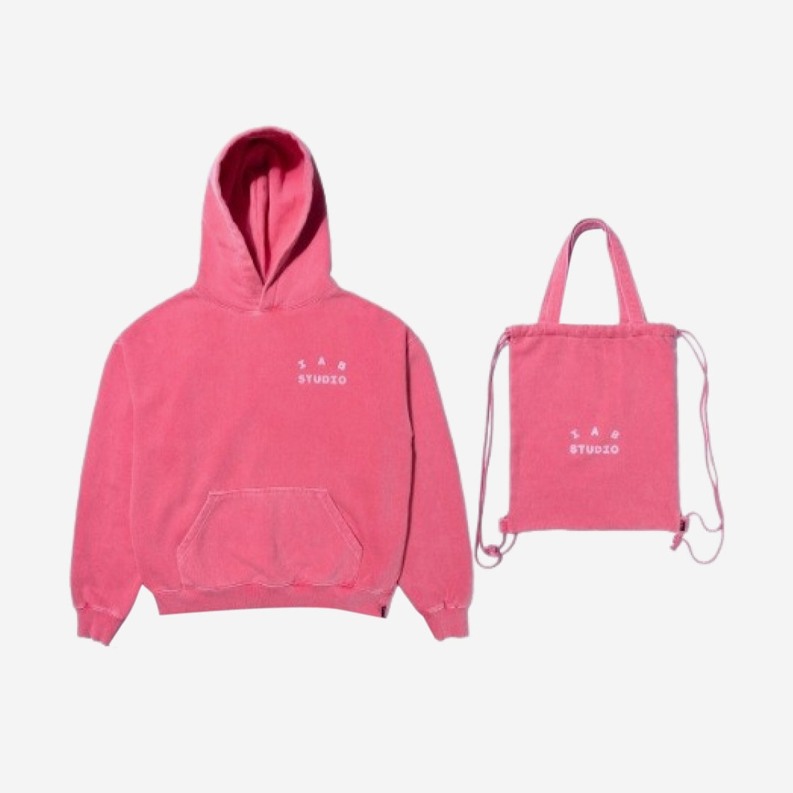 아이앱 스튜디오 피그먼트 후드 & 색 코랄 | IAB Studio | KREAM