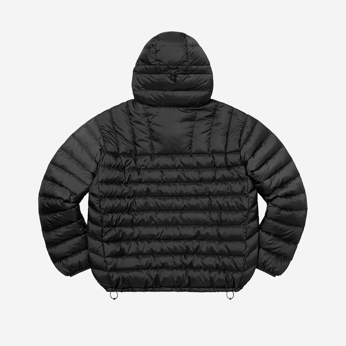 슈프림 마이크로 다운 하프 집 후드 풀오버 블랙 - 22FW | Supreme | KREAM