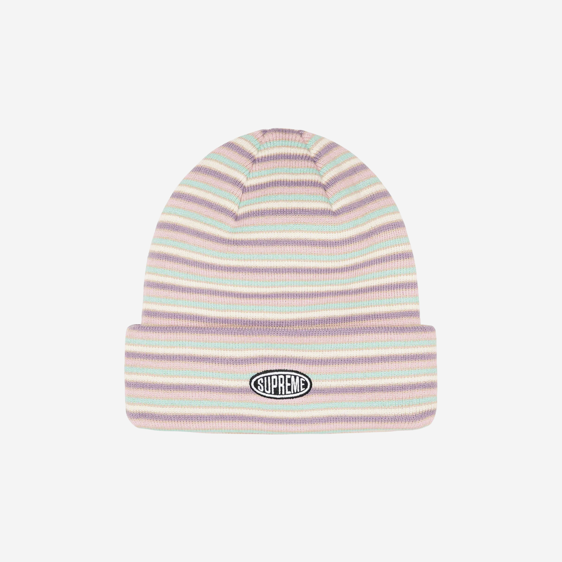 슈프림 멀티 스트라이프 비니 퍼플 - 22FW | Supreme | KREAM