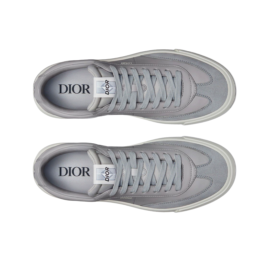 디올 B101 스니커즈 스무스 카프스킨 & 누벅 그레이 | Dior | KREAM