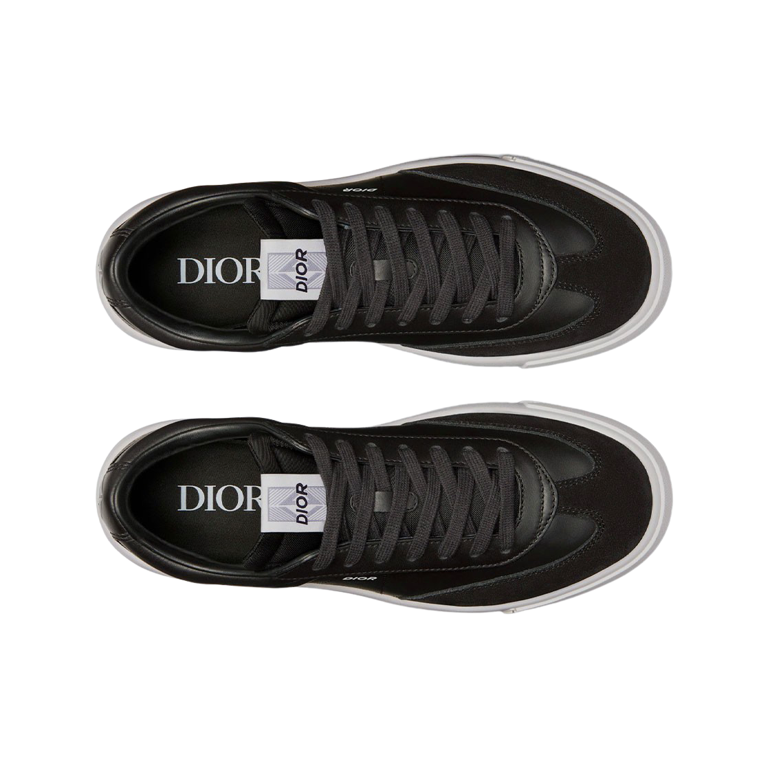 디올 B101 스니커즈 스무스 카프스킨 & 누벅 블랙 | Dior | KREAM