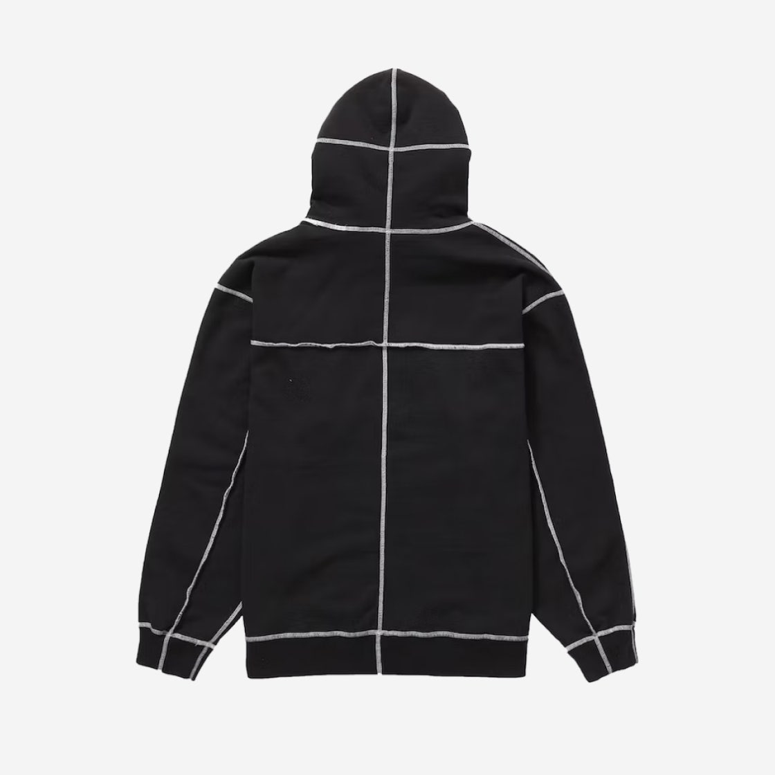 슈프림 커버스티치 후드 스웨트셔츠 블랙 - 22SS | Supreme | KREAM