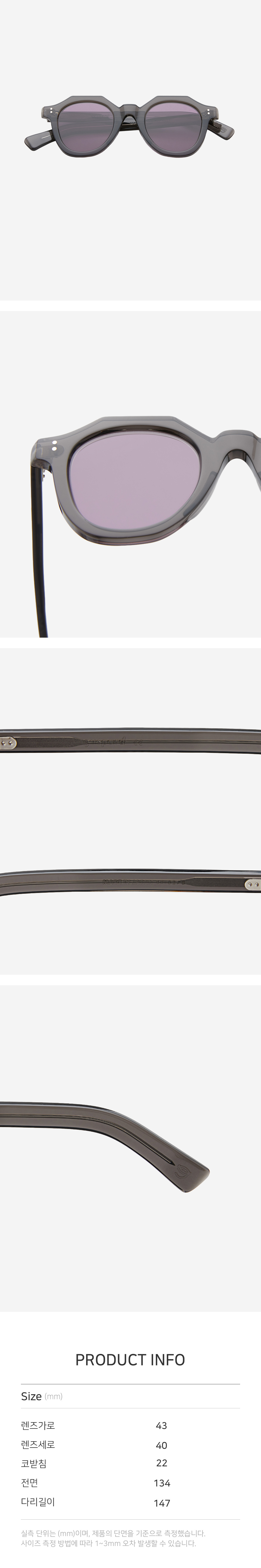 규파드 GP02 G 퍼플 플랫 렌즈 | Guepard | KREAM