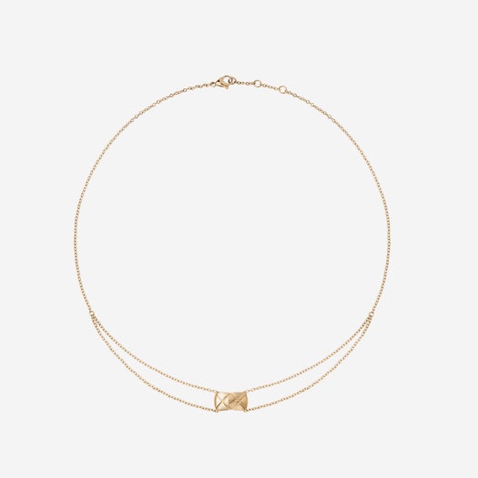 (W) 샤넬 코코 크러쉬 네클리스 퀼티드 모티프 & 18K 베이지 골드 | Chanel | KREAM