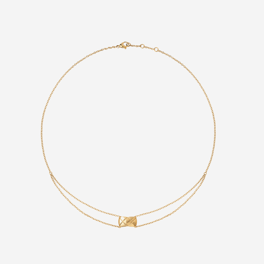 (W) 샤넬 코코 크러쉬 네클리스 퀼티드 모티프 & 18K 옐로우 골드 | Chanel | KREAM