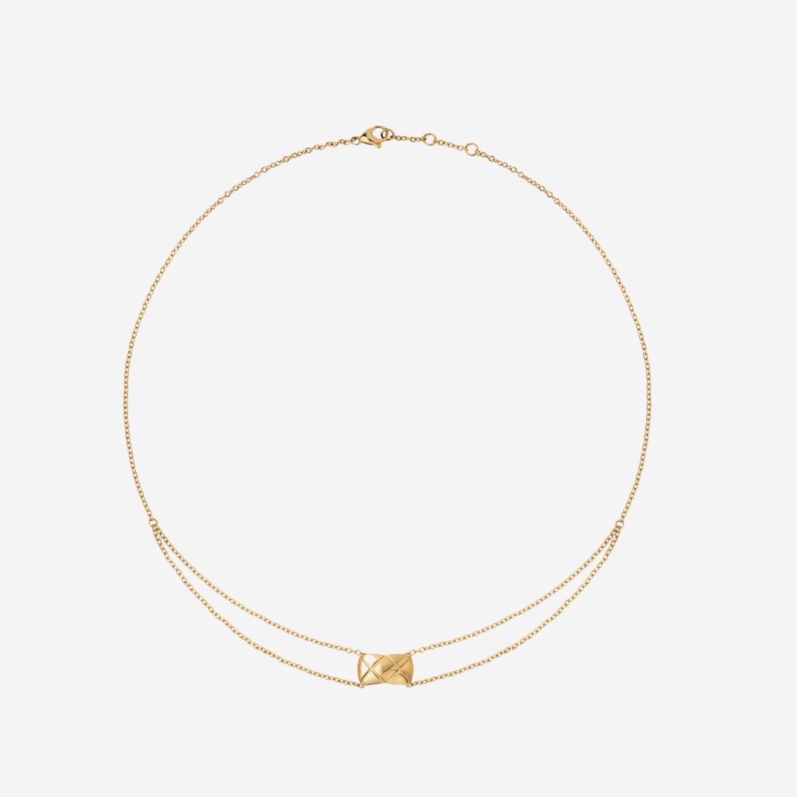 (W) 샤넬 코코 크러쉬 네클리스 퀼티드 모티프 & 18K 옐로우 골드 | Chanel | KREAM